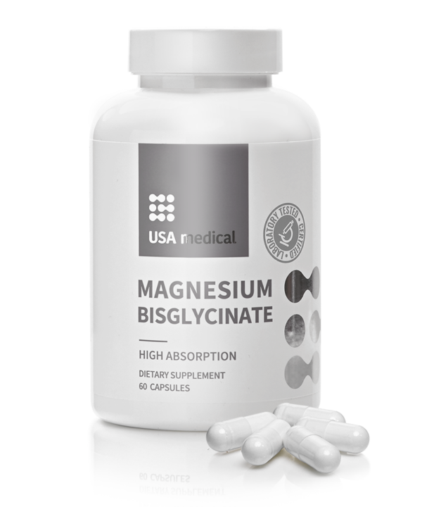 Magnesium Glycinate | 60 count - USA Medical